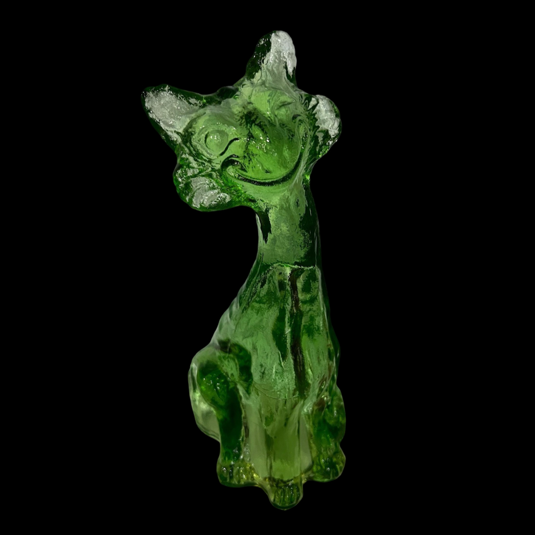 Fenton Alley Cat Poured By Mosser Glass 11”