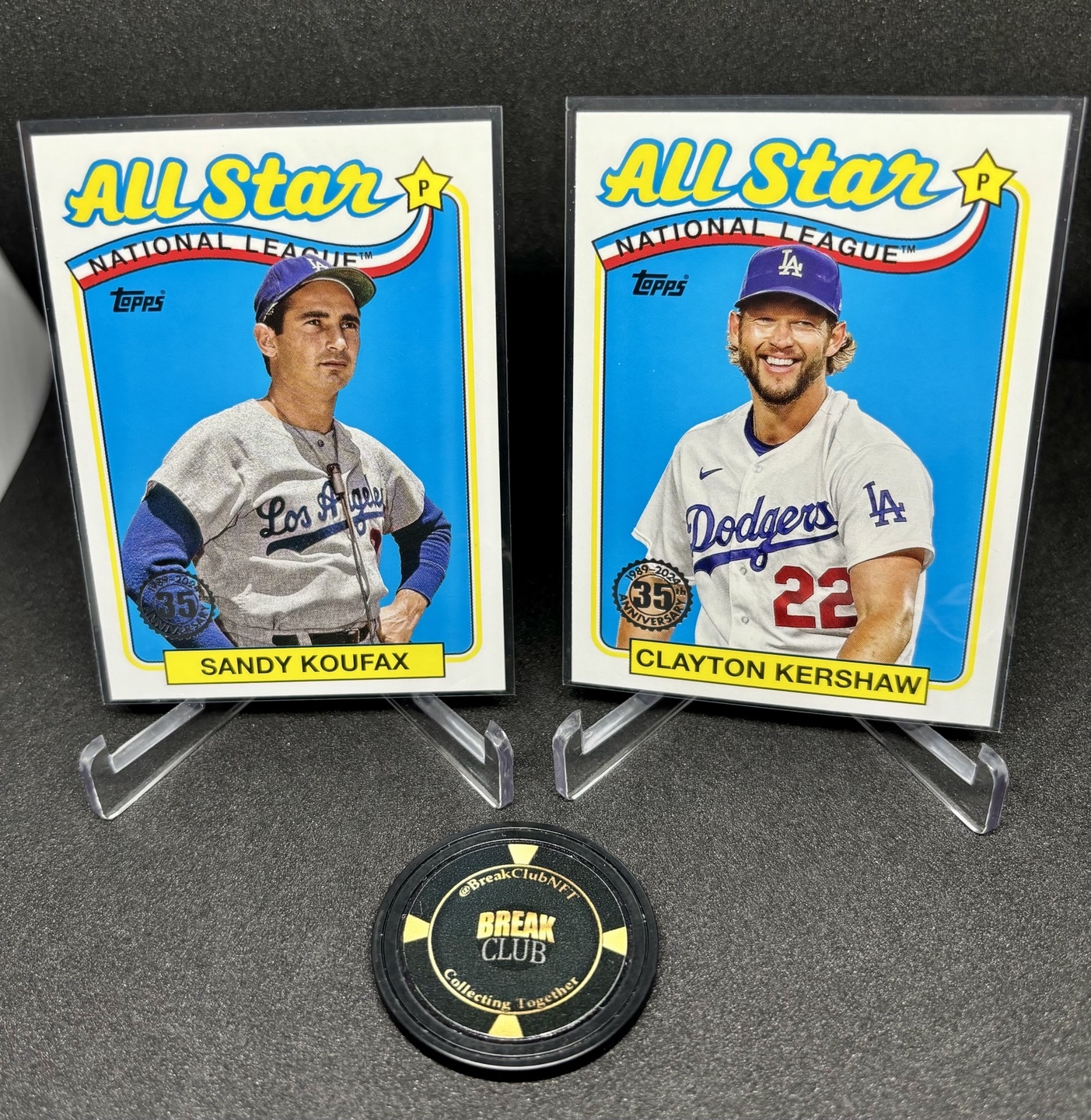 Los Angeles Dodgers - Lefty Legends 1989 All Star 2 Card Lot - 2024 ...
