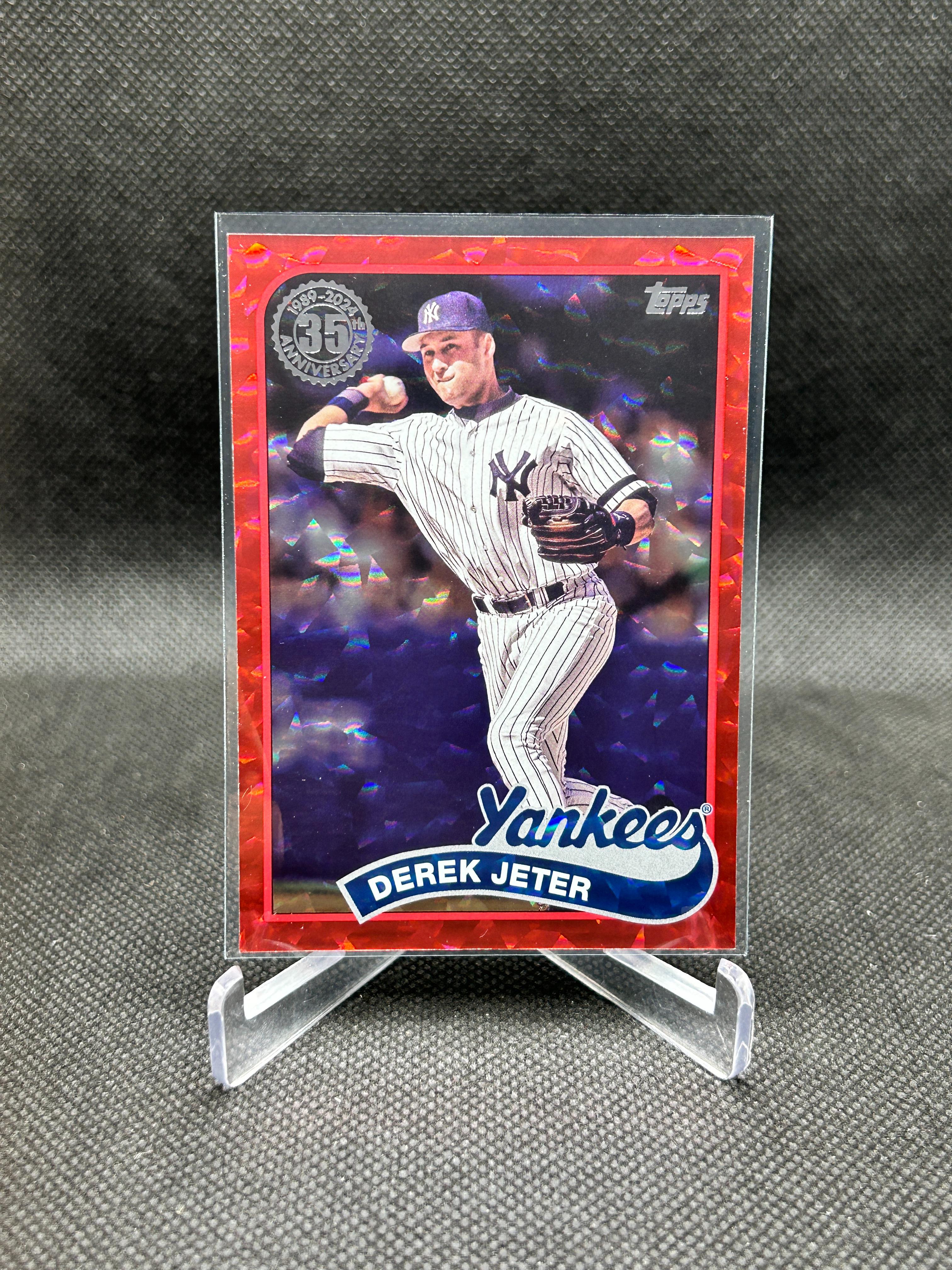 Derek Jeter 2024 Topps Series 2 Red Foil 1989 35th Anniversary / 5 ...