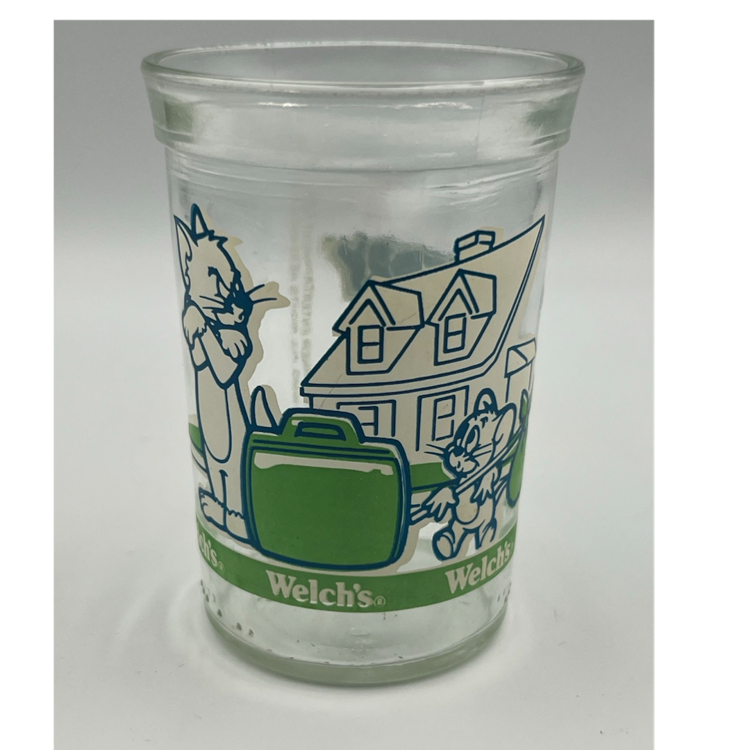 063 Vtg 1993 Tom & Jerry Jelly Jar 4”