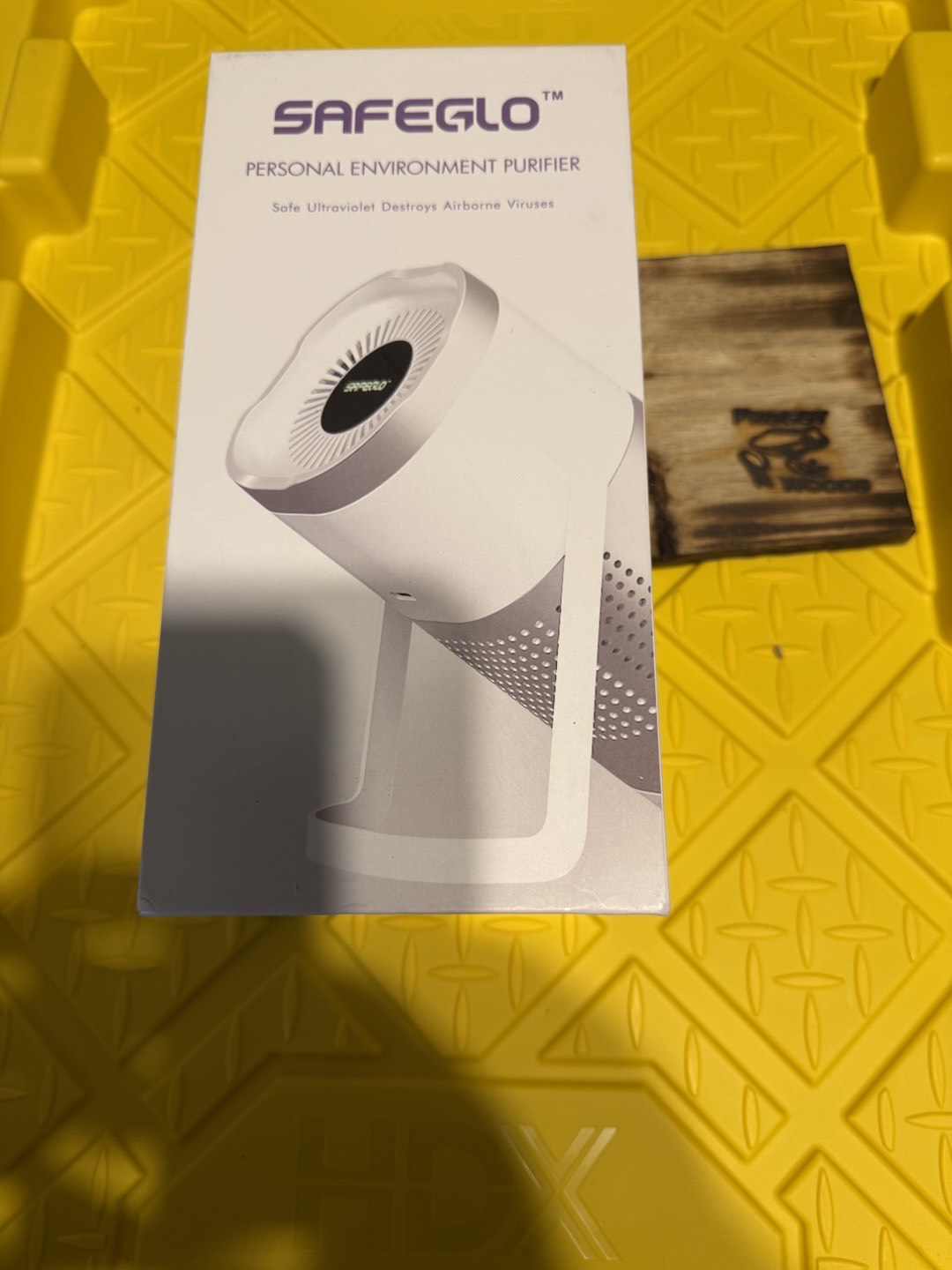 SafeGlo PEP UV Personal Air Purifier is a portable UVC purifier ...