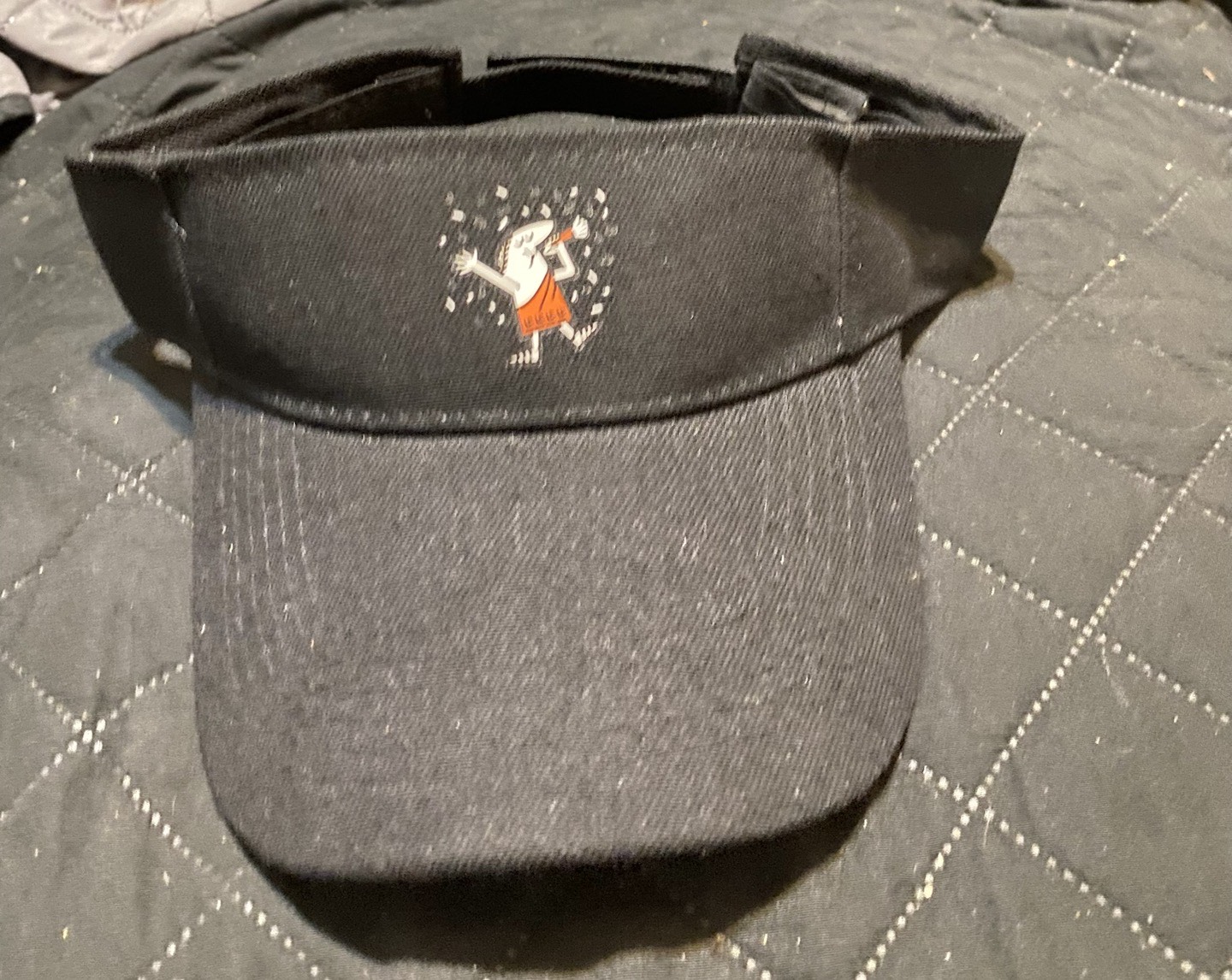 Little Caesars Visor Hat Cap Latch Back Adjustable