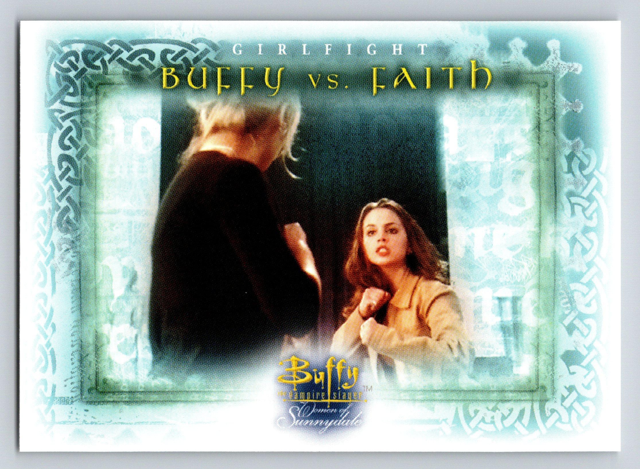 Buffy vs Faith Girl Fight Buffy The Vampire Slayer Women Of Sunnydale ...
