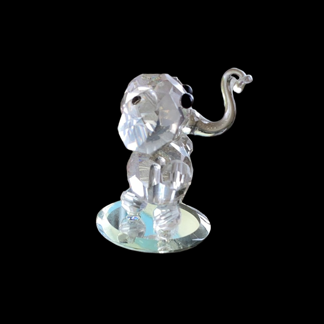 Hadrian Crystal Elephant Affixed To Mirror