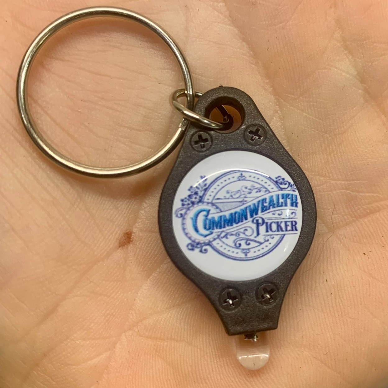 Commonwealth Picker Keychain Black Light