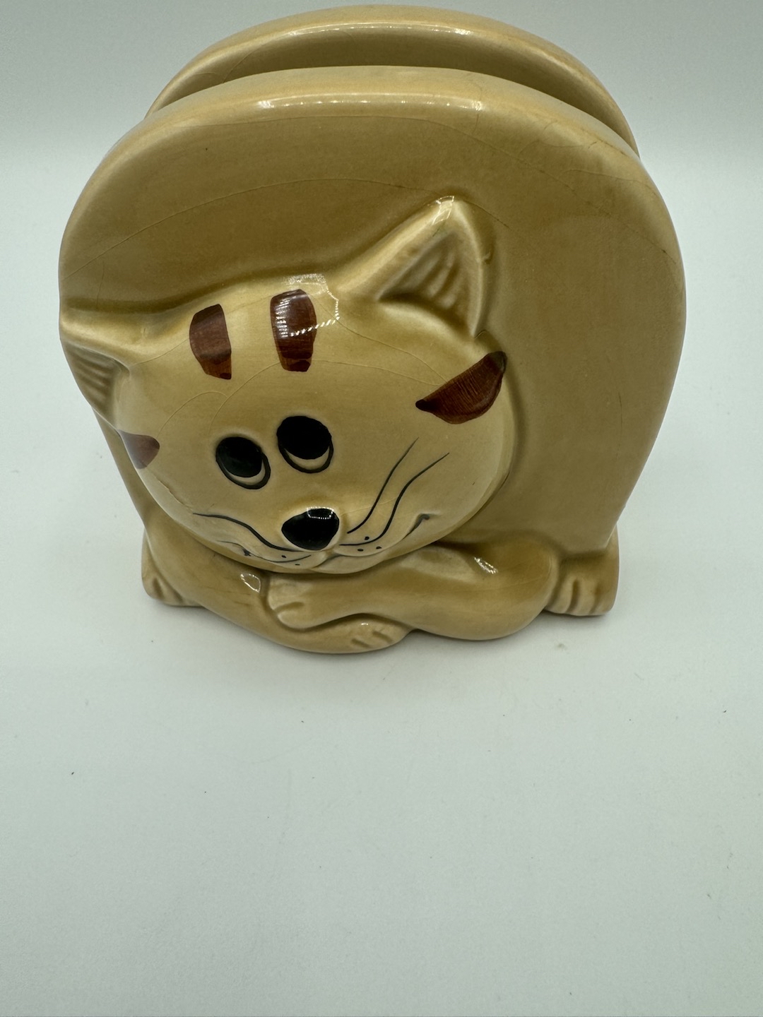 Ceramic Cat Letter Holder Lauren Ceramics Toronto Onterio