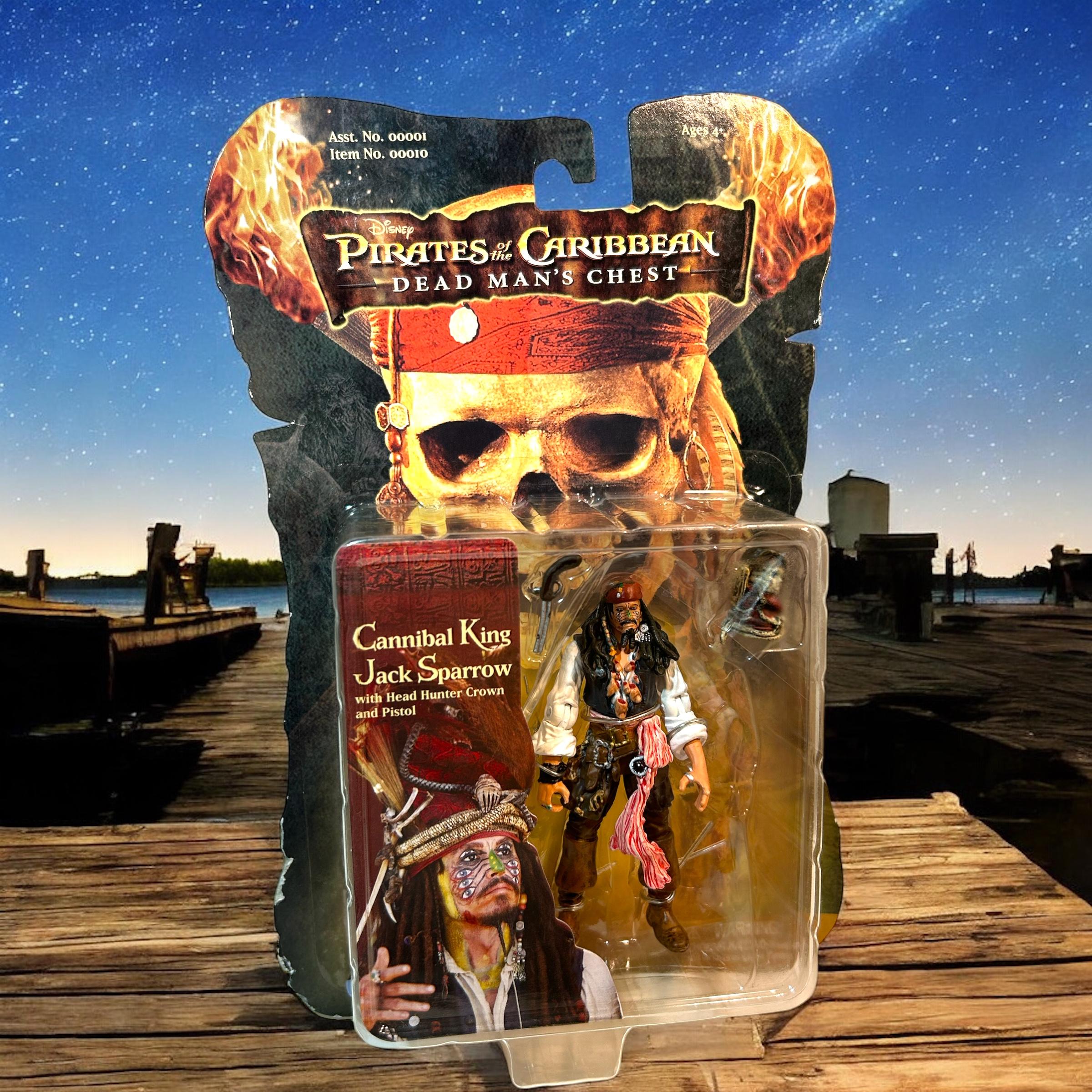 Disney Pirates Of The Caribbean Dead Man's Chest Cannibal King Jack Sparrow