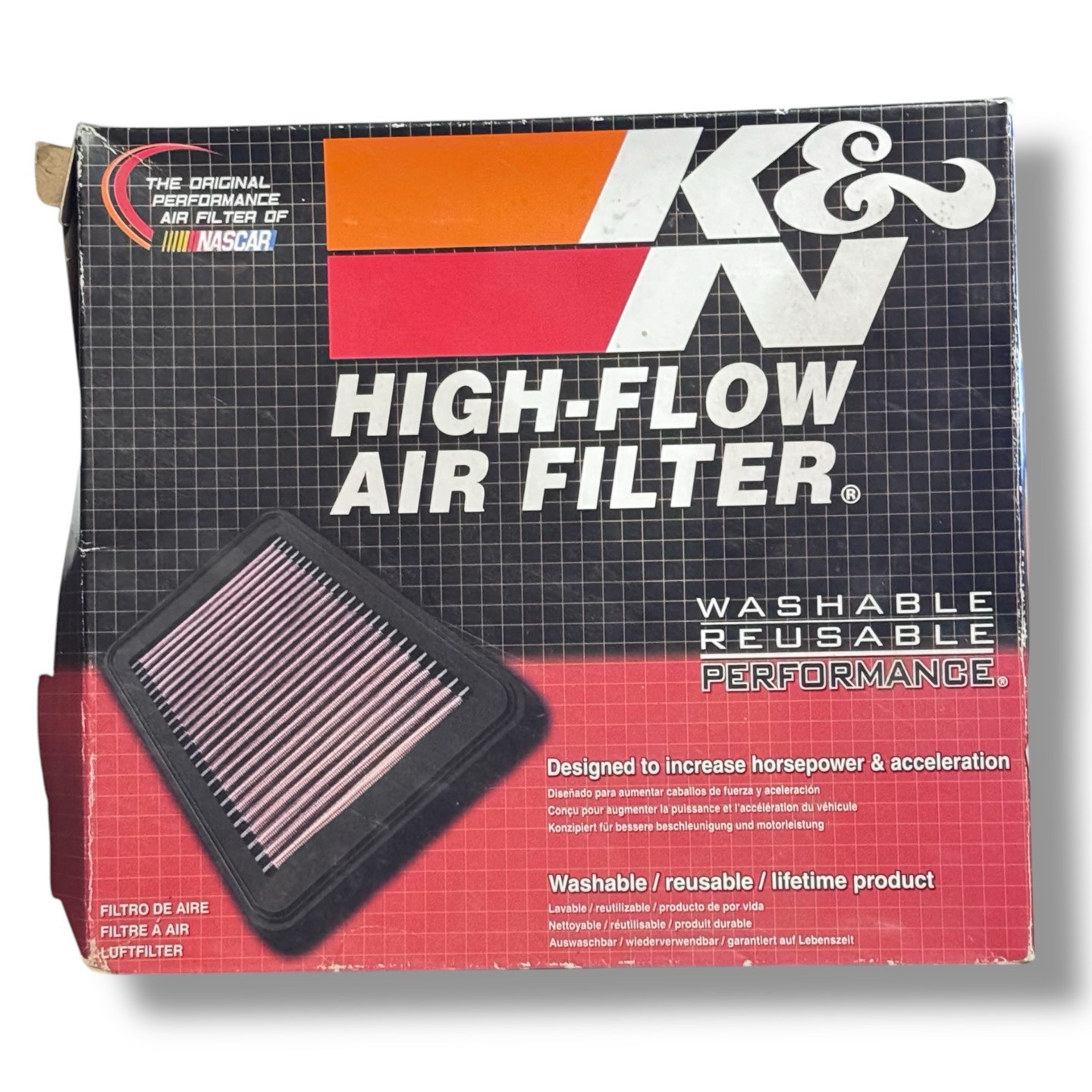 K&N 33-2332 Hi-Flow Air Intake Filter for 2007-2013 BMW 328i & 2008 ...