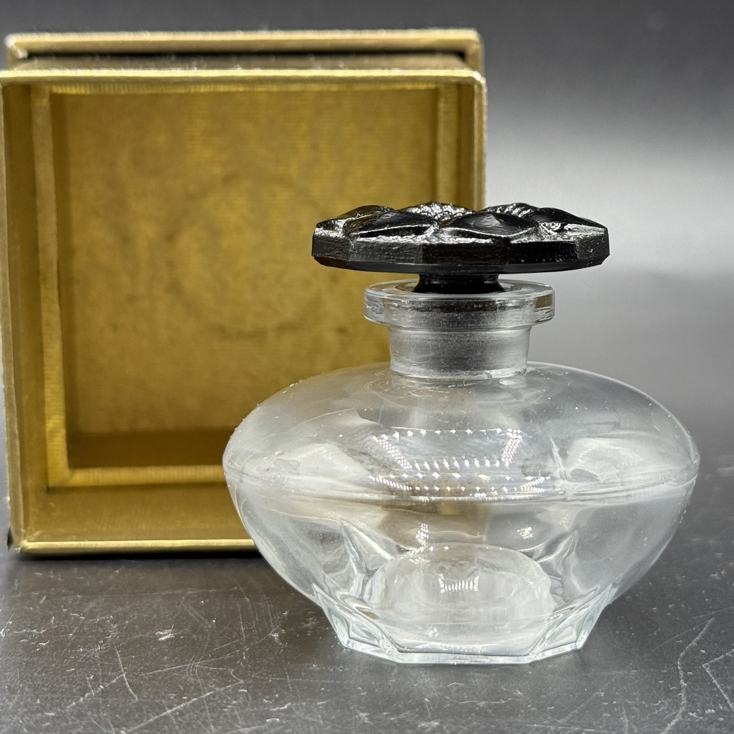 Vintage Caron Narcisse Noir Baccarat Crystal Perfume Bottle 2” In ...