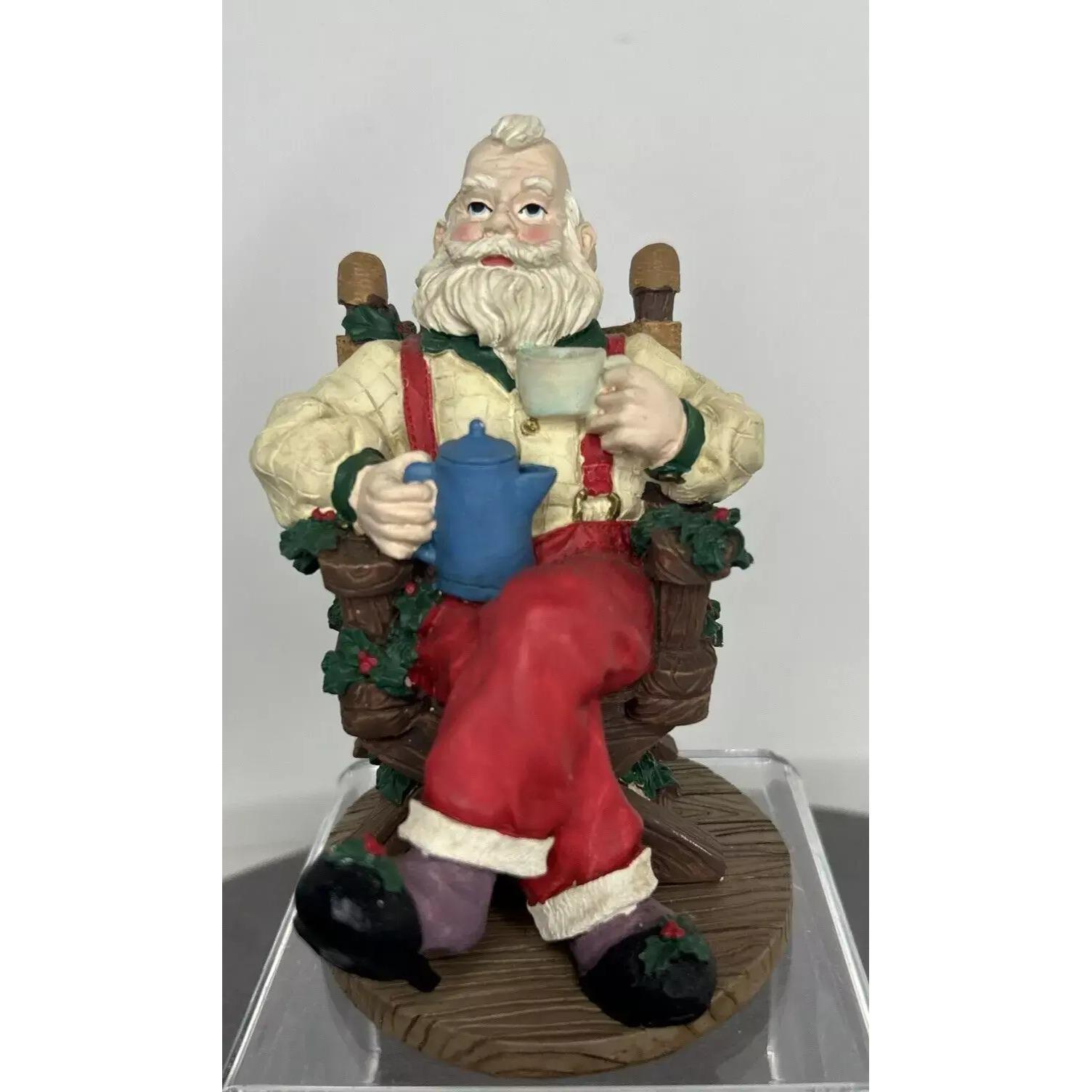 Vintage Christmas Coffee Break Santa Claus Incense Burner House of ...