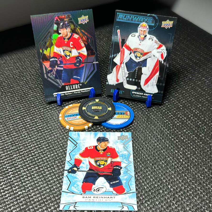 2022-23 Allure Aleksander Barkov Black Rainbow Spencer Knight Runways ...