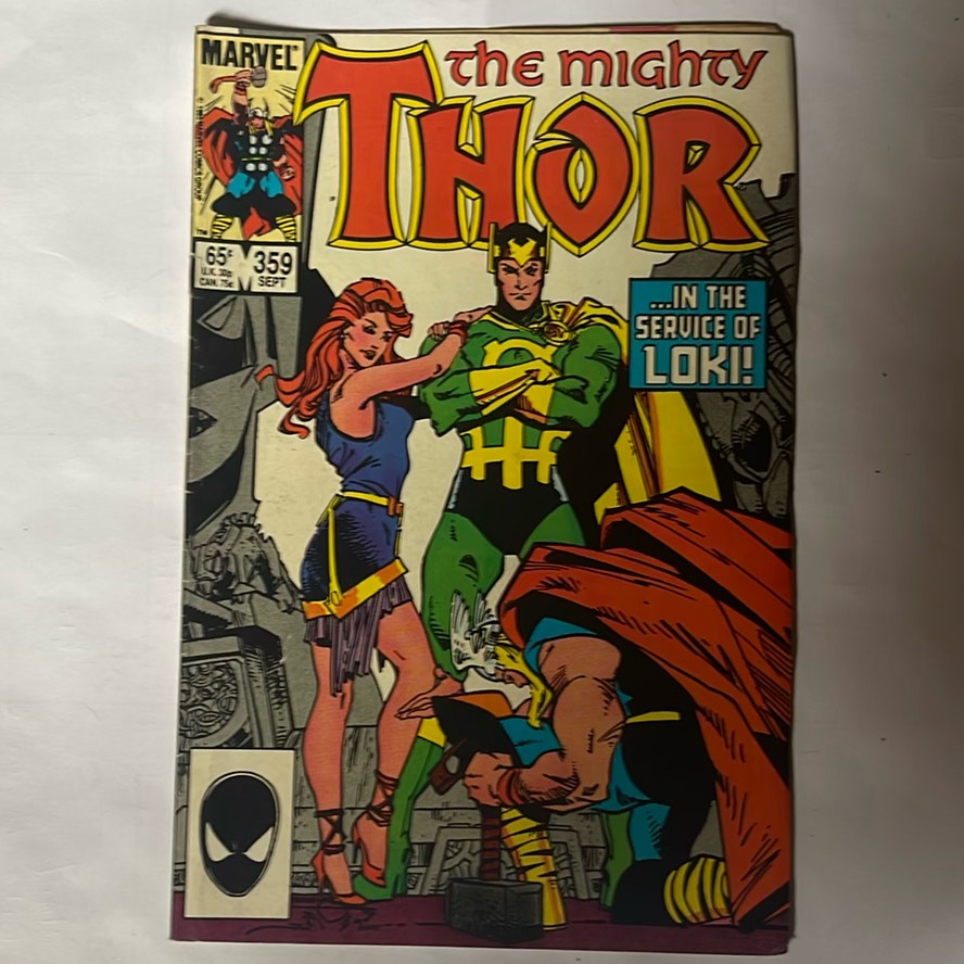 Marvel Comic The Mighty Thor Issue Sept 1985 #359. Bx3