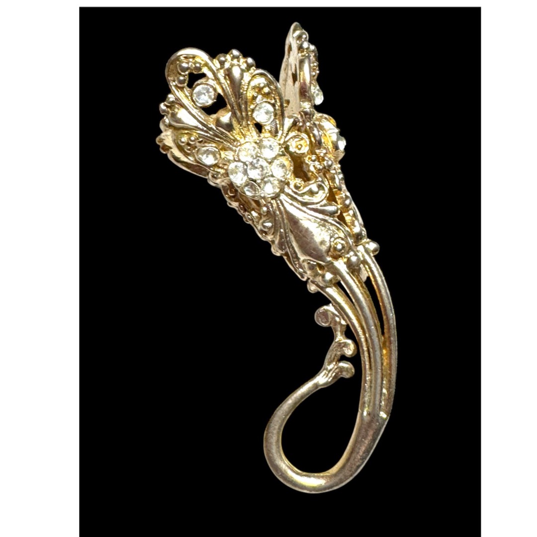 Vintage Tussie Mussie Fresh Flower Posie Holder Brooch Pin