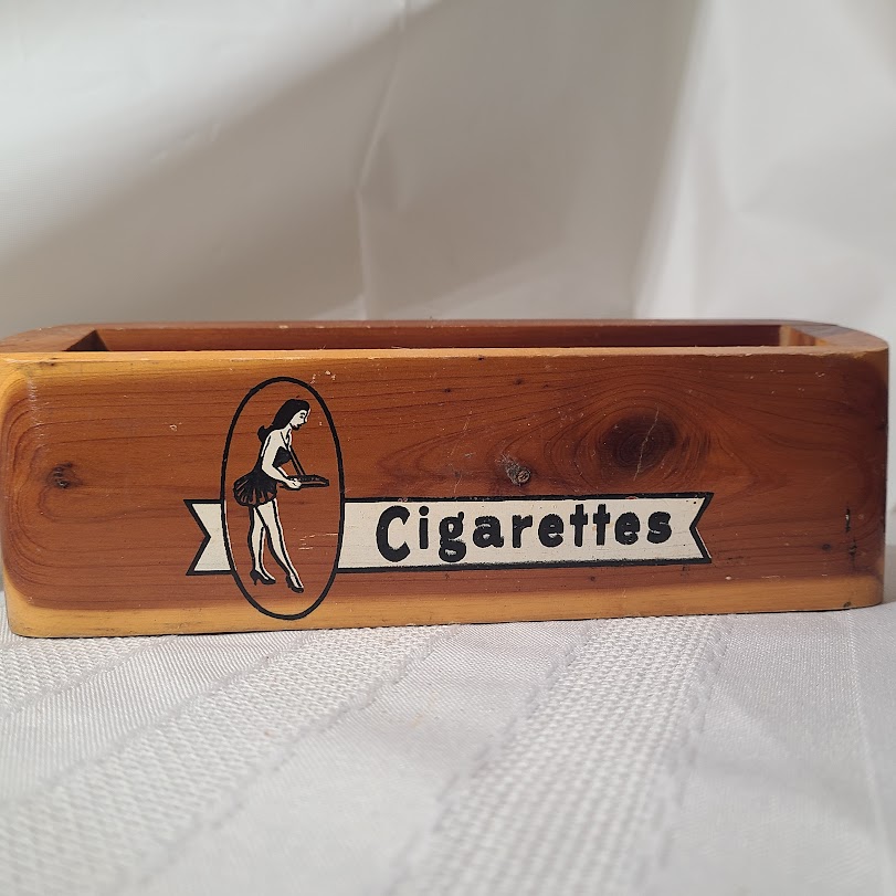 Vintage MCM JB Deere Cedar Craft Cigarettes Double Pack Display Box