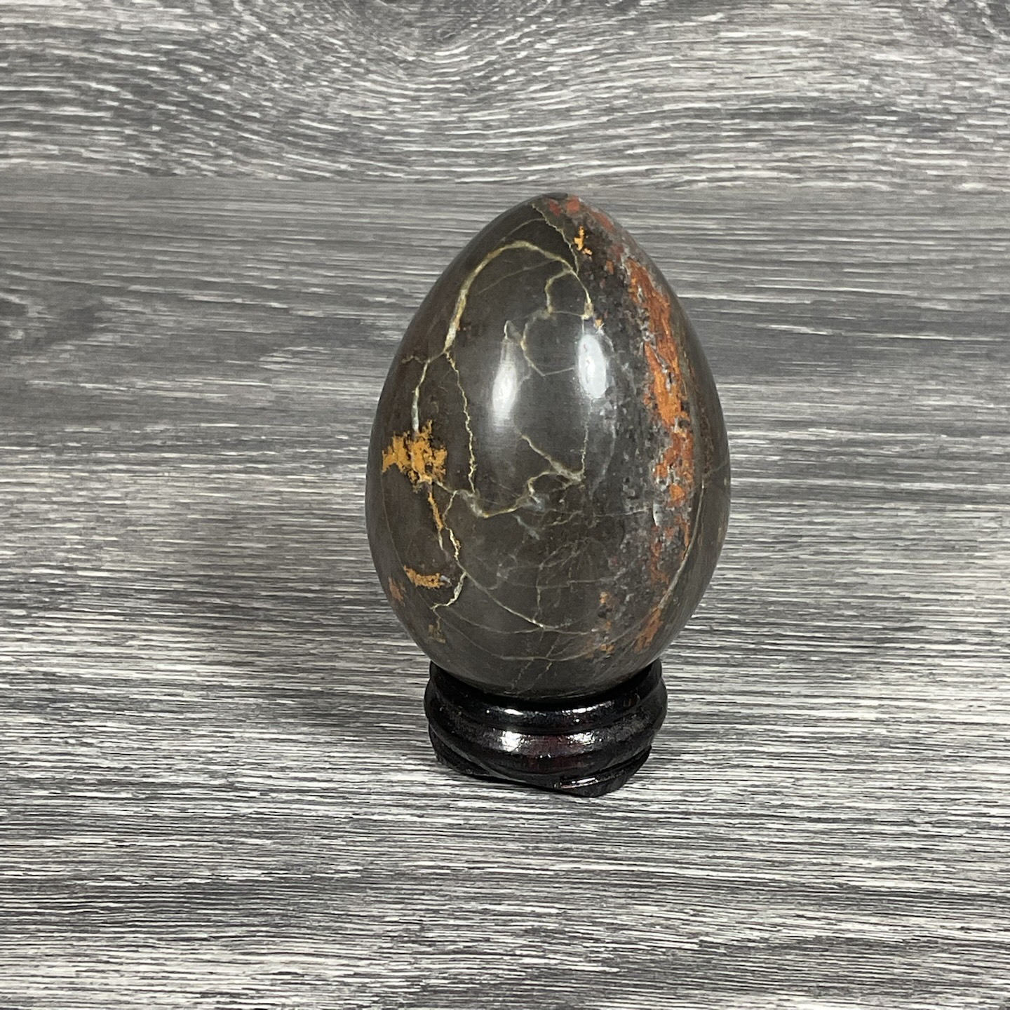 Marble / Granite Egg W/ Stand