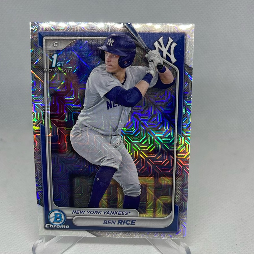 2024 Bowman Chrome Mega - Ben Rice - 1st Bowman - Prospect - New York ...