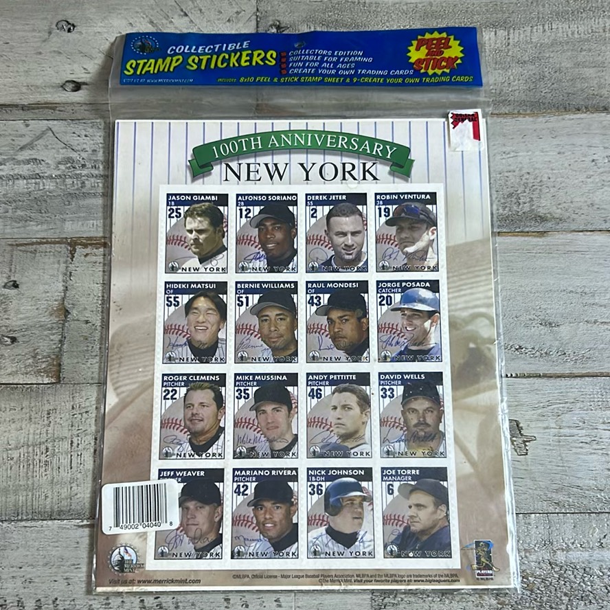 New York Yankees Stamp Stickers