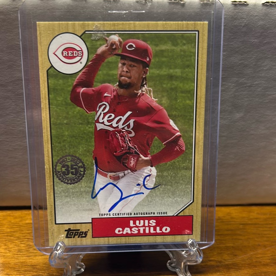 2022 Topps 1987 Luis Castillo Auto
