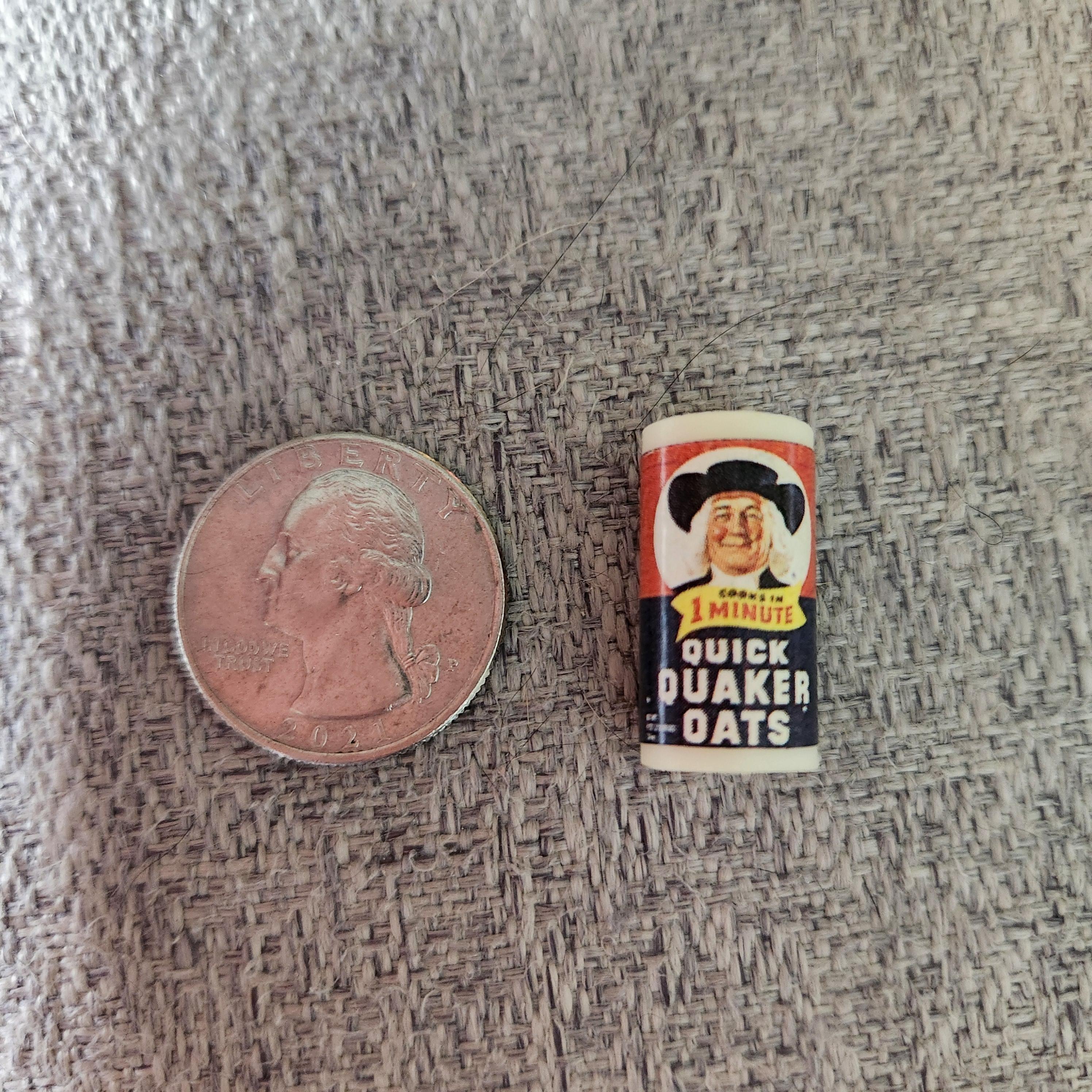 Quaker Oats Cereal Dollhouse Miniature