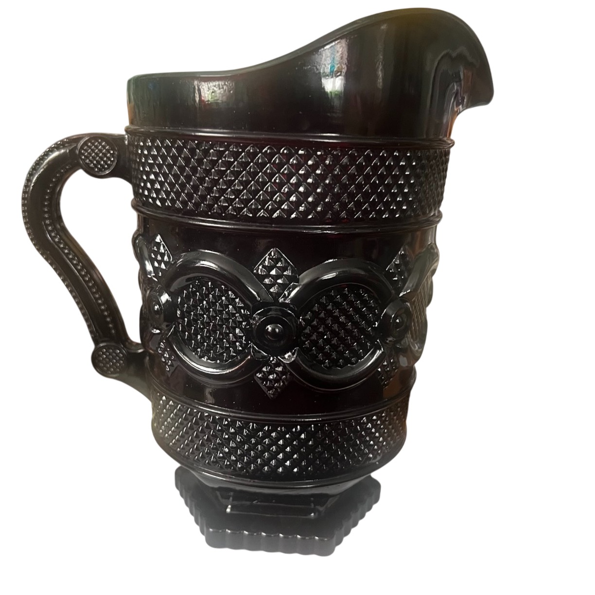 Vintage. Avon Cape Cod Collection , Gorgeous Ruby Red Pitcher