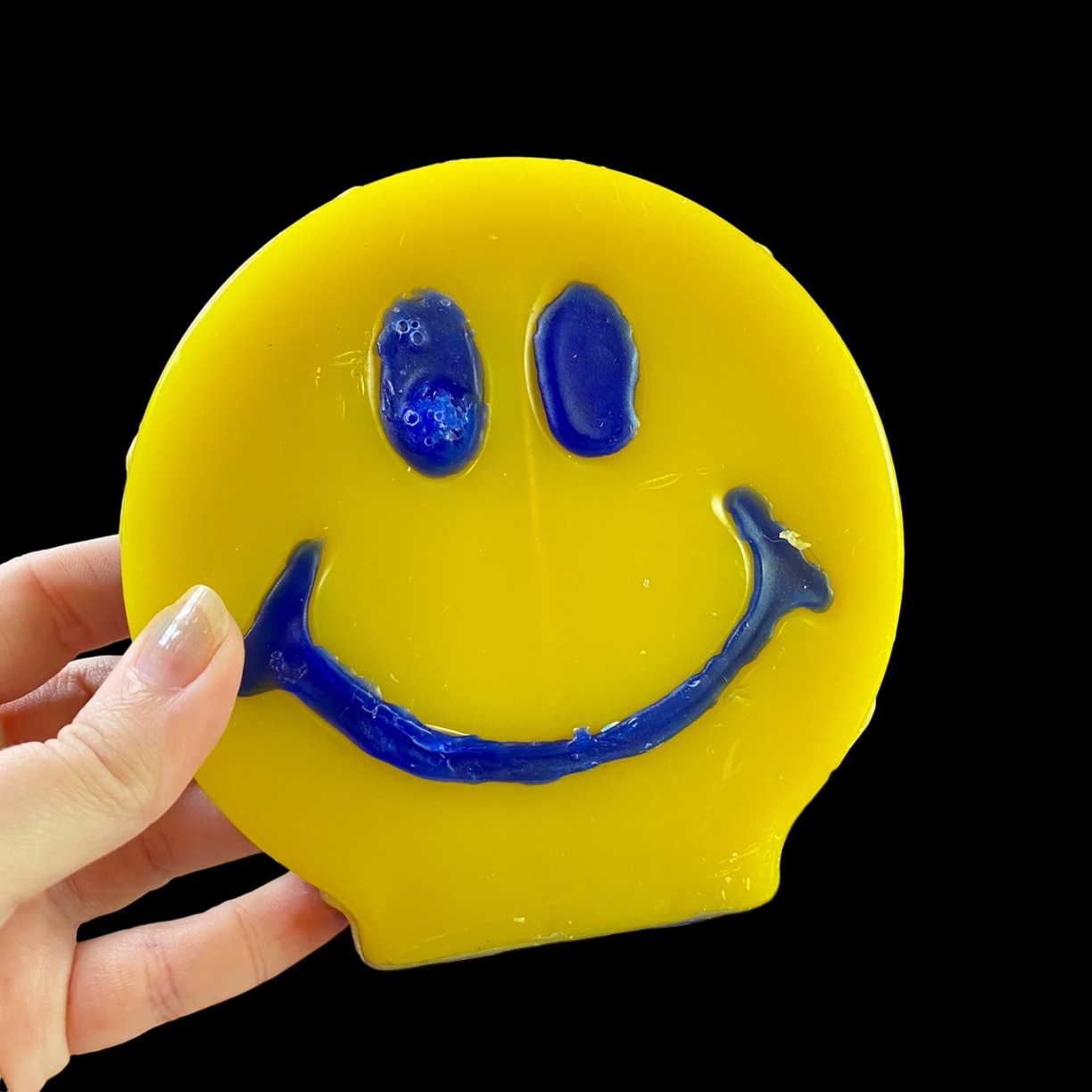 Double Sided Smiley Face Candle