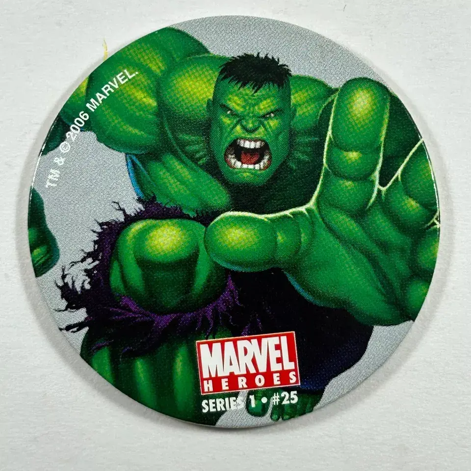 Hulk Marvel Heroes POG Series 1 #25 2006 Global POG Association - 191