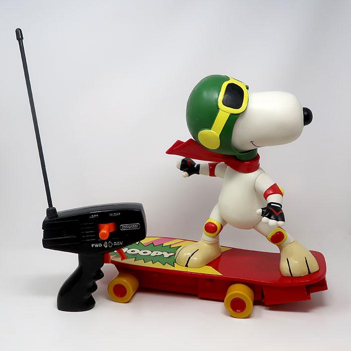 Radio Control Snoopy Skateboard from Matchbox - Peanuts - WORKS!