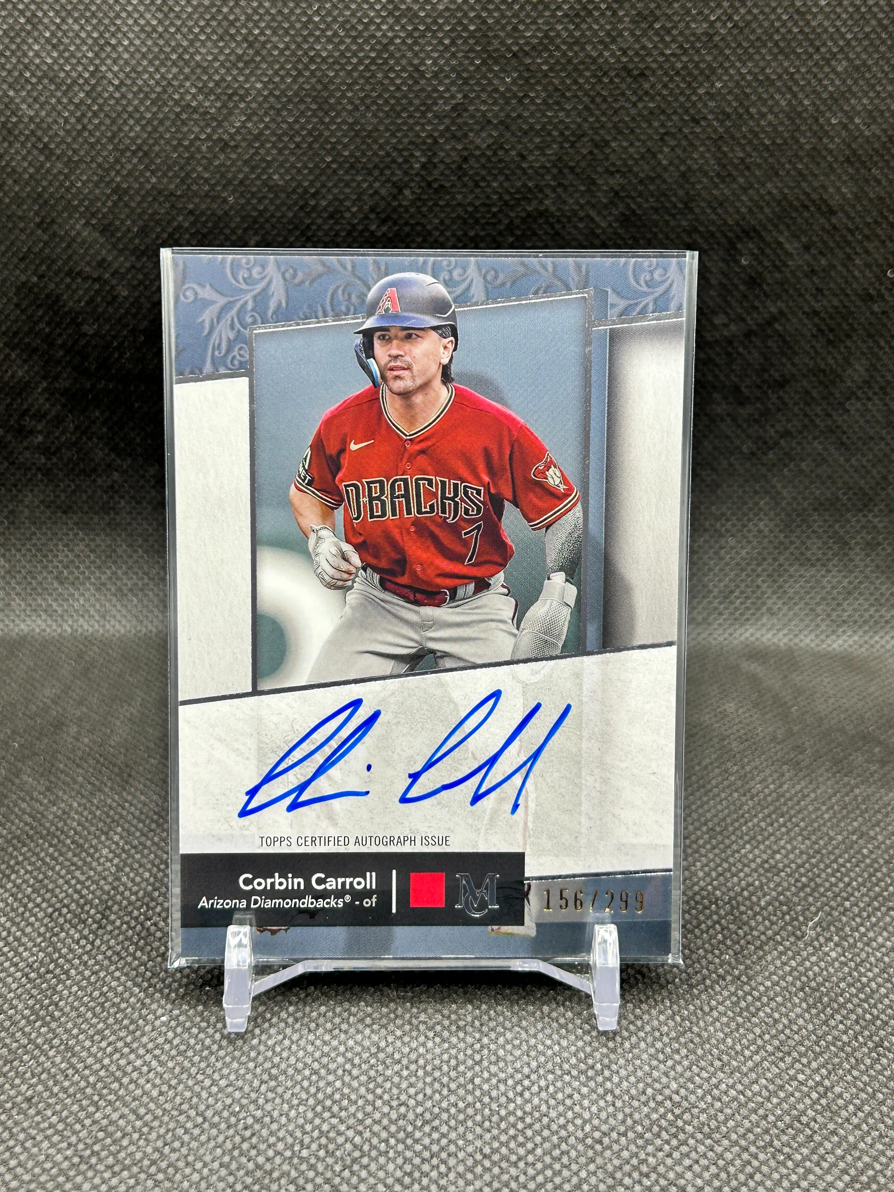 Corbin Carroll 2024 Topps Museum Collection Archival Autograph /299 ...
