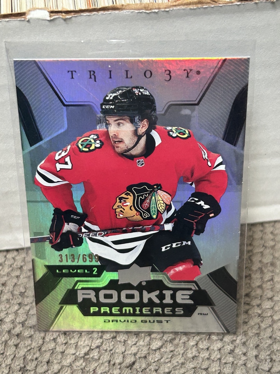 2023-24 Trilogy Rookie Premieres Level 2 David Gust /699