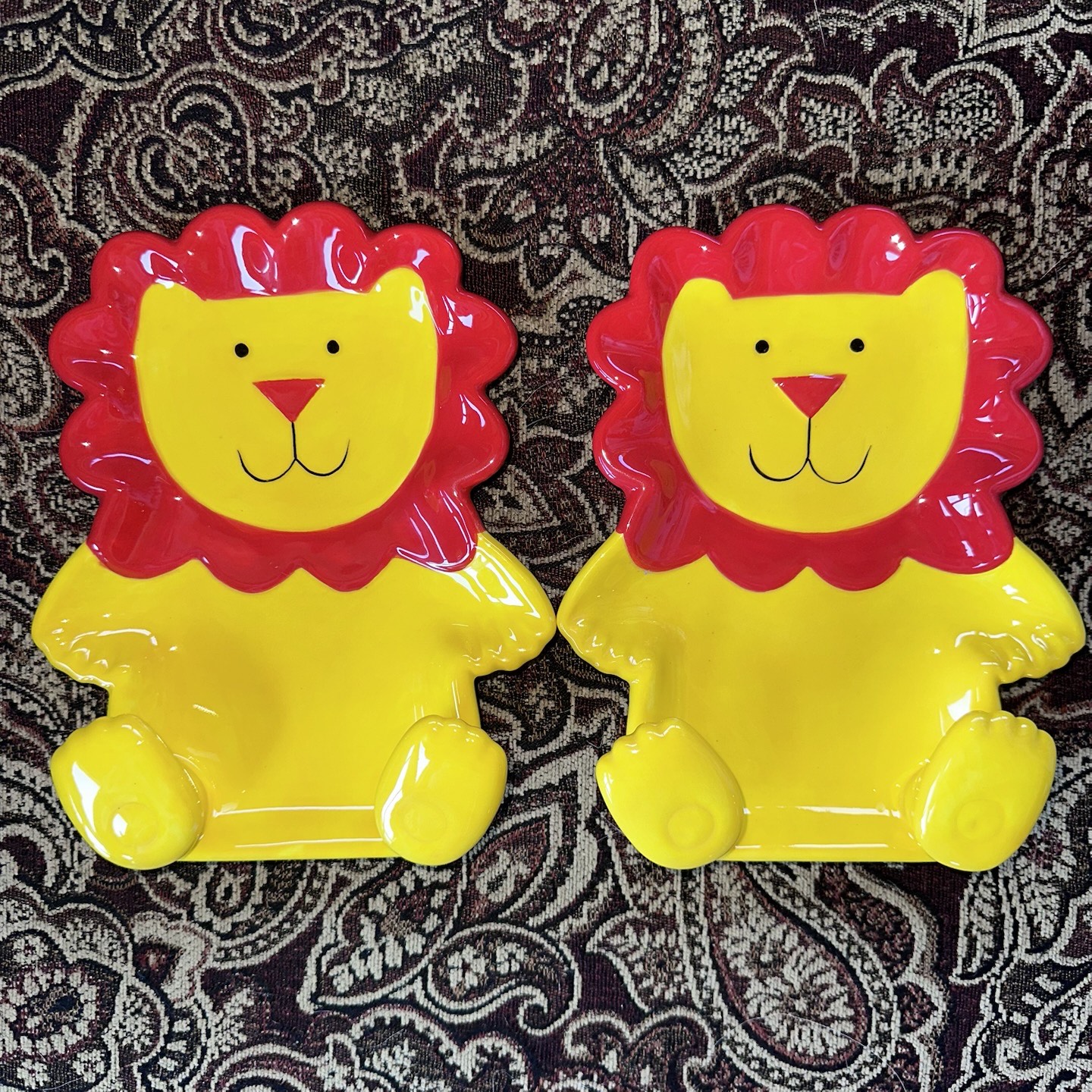 NOS Vintage 2005 Burton + Burton Ceramic Silly Circus Lion Trinket ...