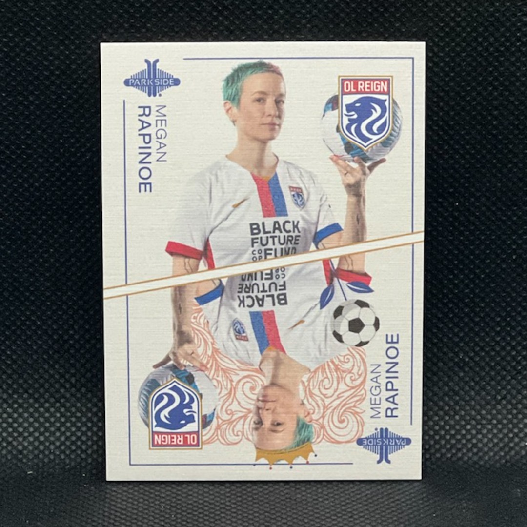 Megan Rapinoe 2022 NWSL Parkside Paramount Original 21 Soccer Card