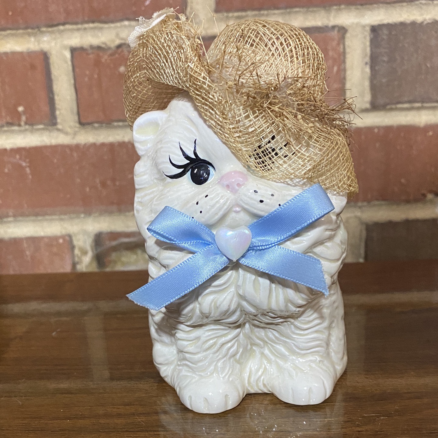 Country Kitty Cat Figurine