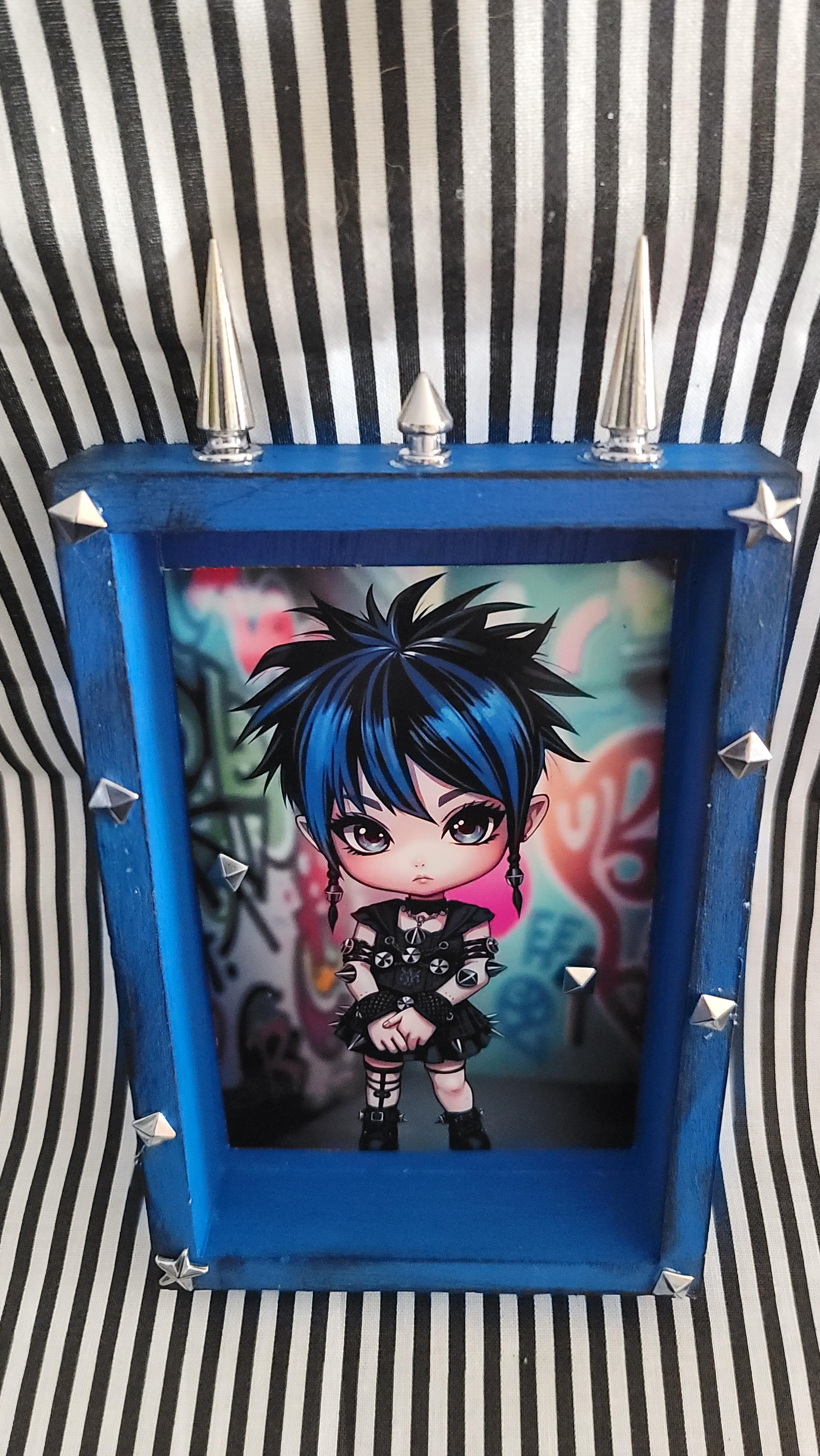 Blue Punk Rock Girl
