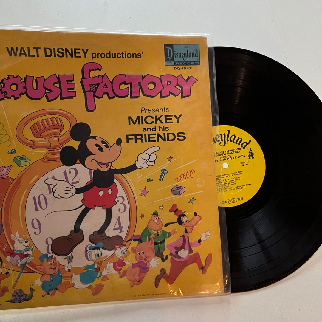 1972 Walt Disney Productions Disneyland Record