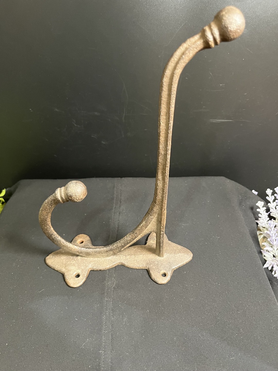 Vintage Cast Iron Stable Hook to Hang Horse Tack-Such as Harnesses or ...