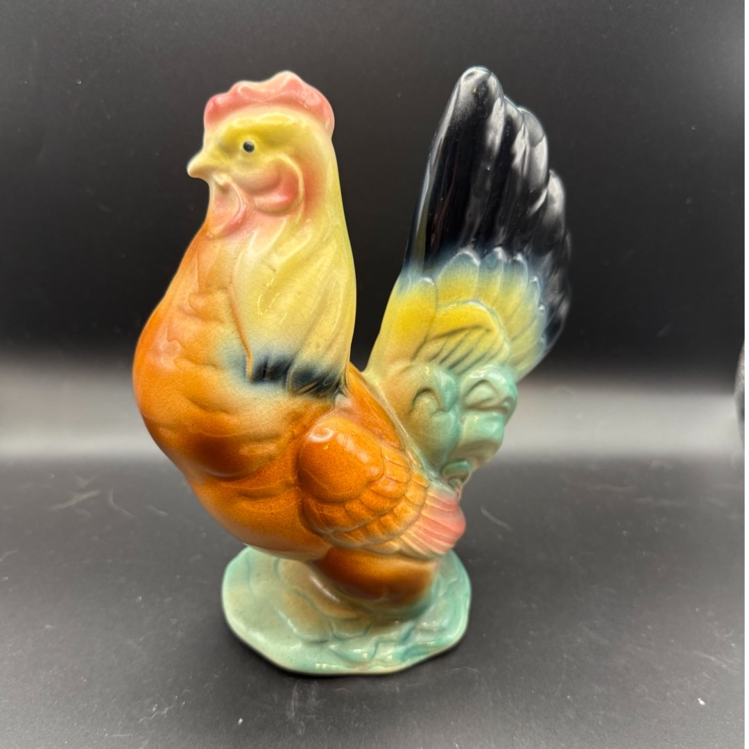 Royal Copley Ceramic Rooster/Hen