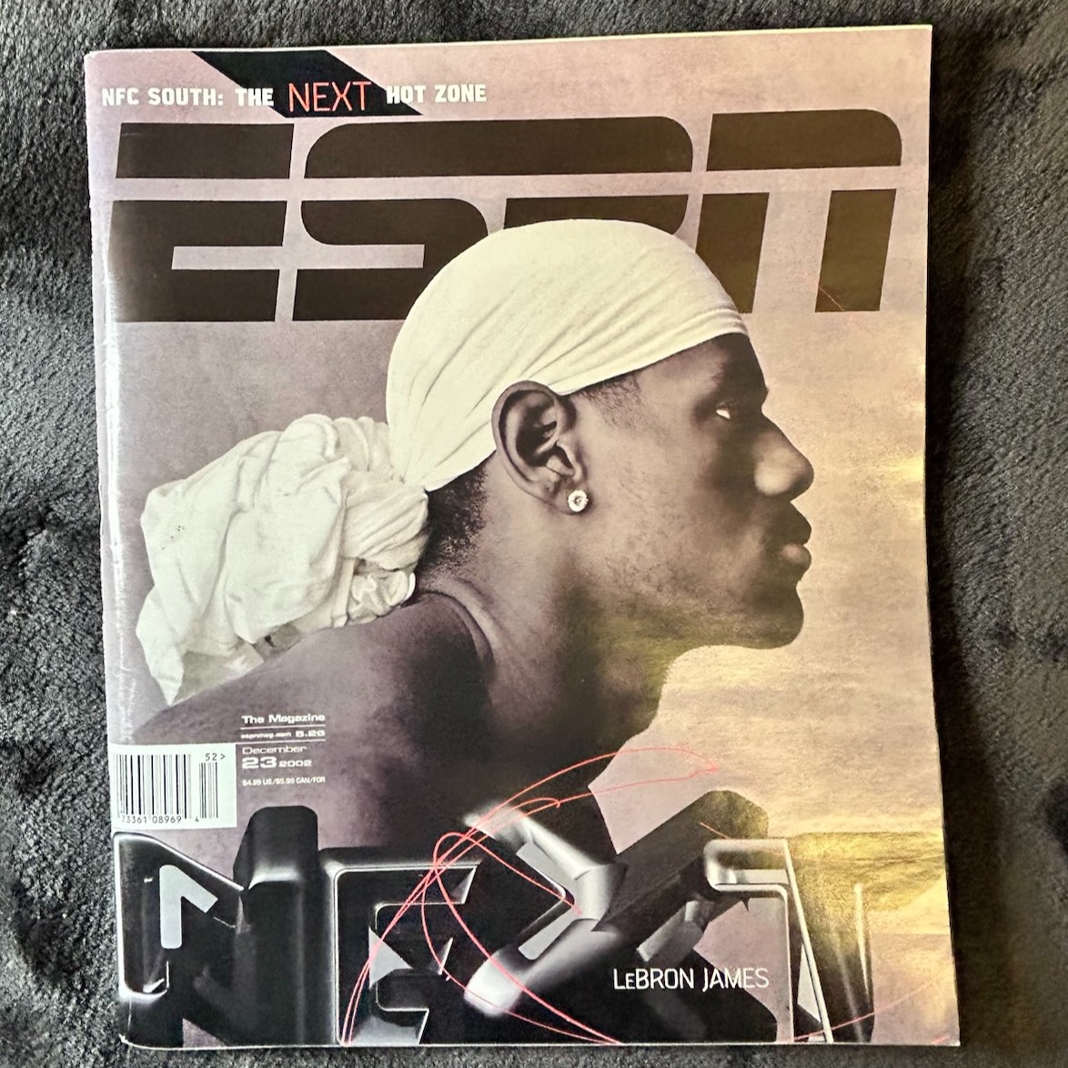 LeBRON JAMES - NEXT - ESPN MAGAZINE - DECEMBER 23, 2002 - CAVALIERS NO ...