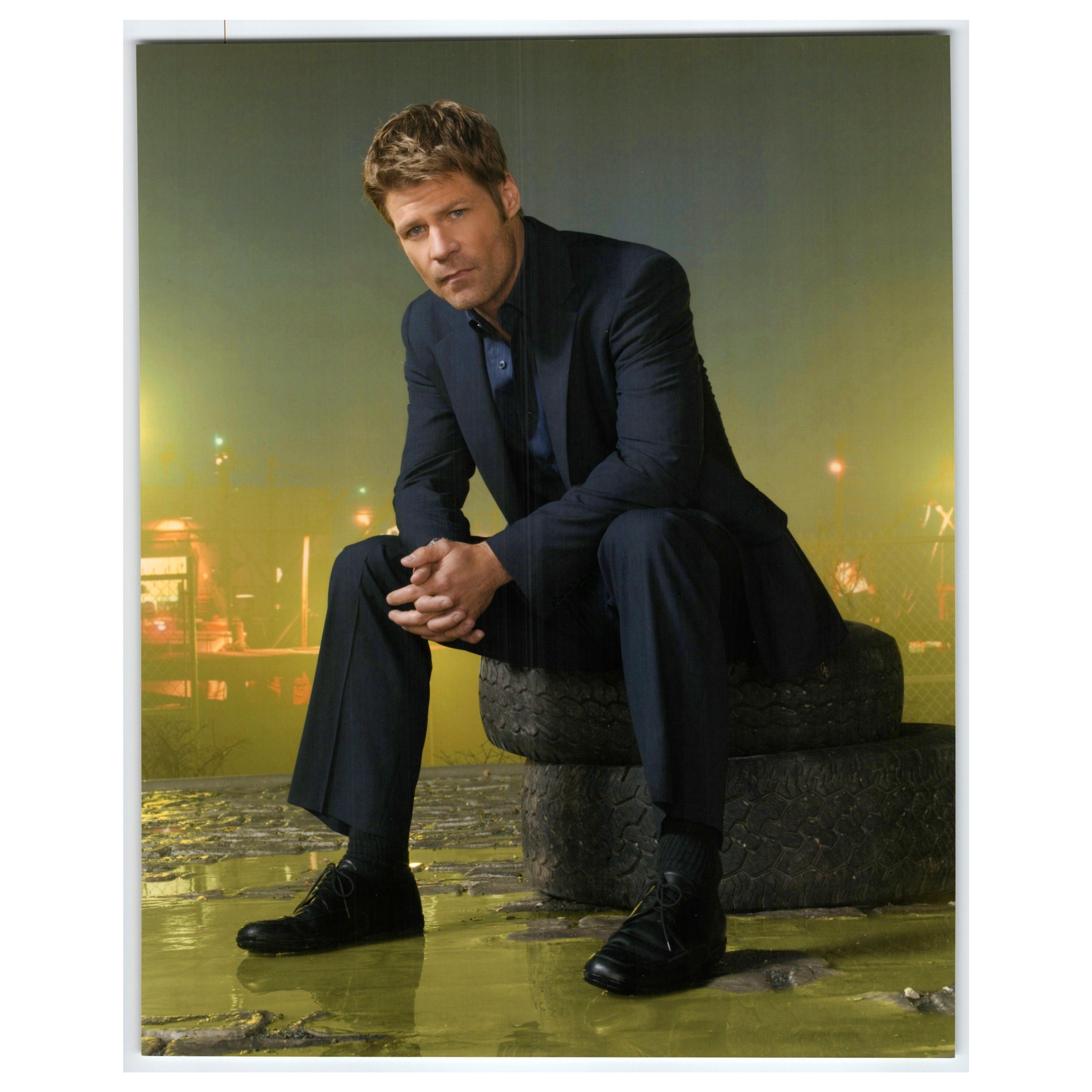 V Joel Gretsch Father Jack Landry Original Press Photo Sci-Fi 8" x 10 ...