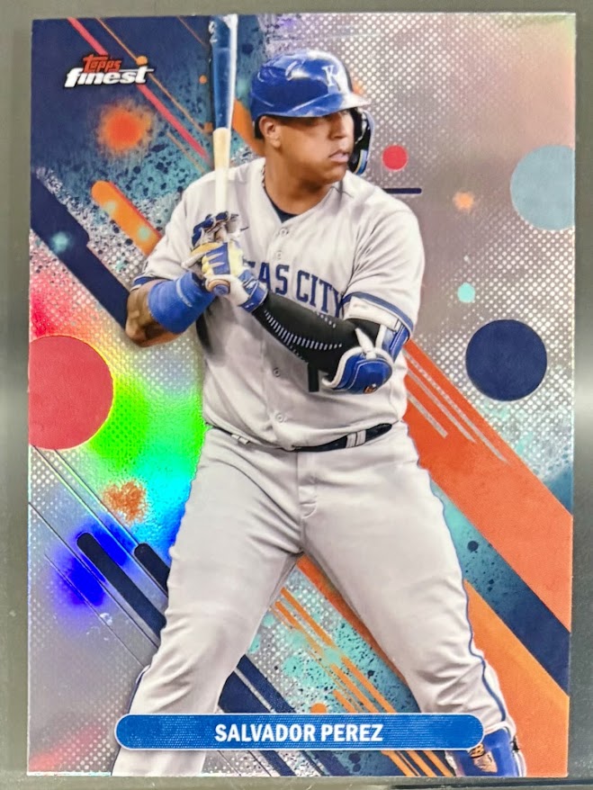 2025 Topps Finest Salvador Perez Refractor Parallel Kansas City Royals