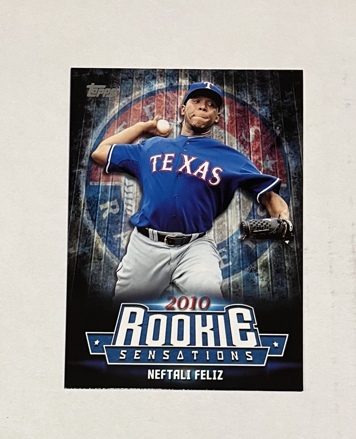 Neftali Feliz Rookie Sensations Texas Rangers