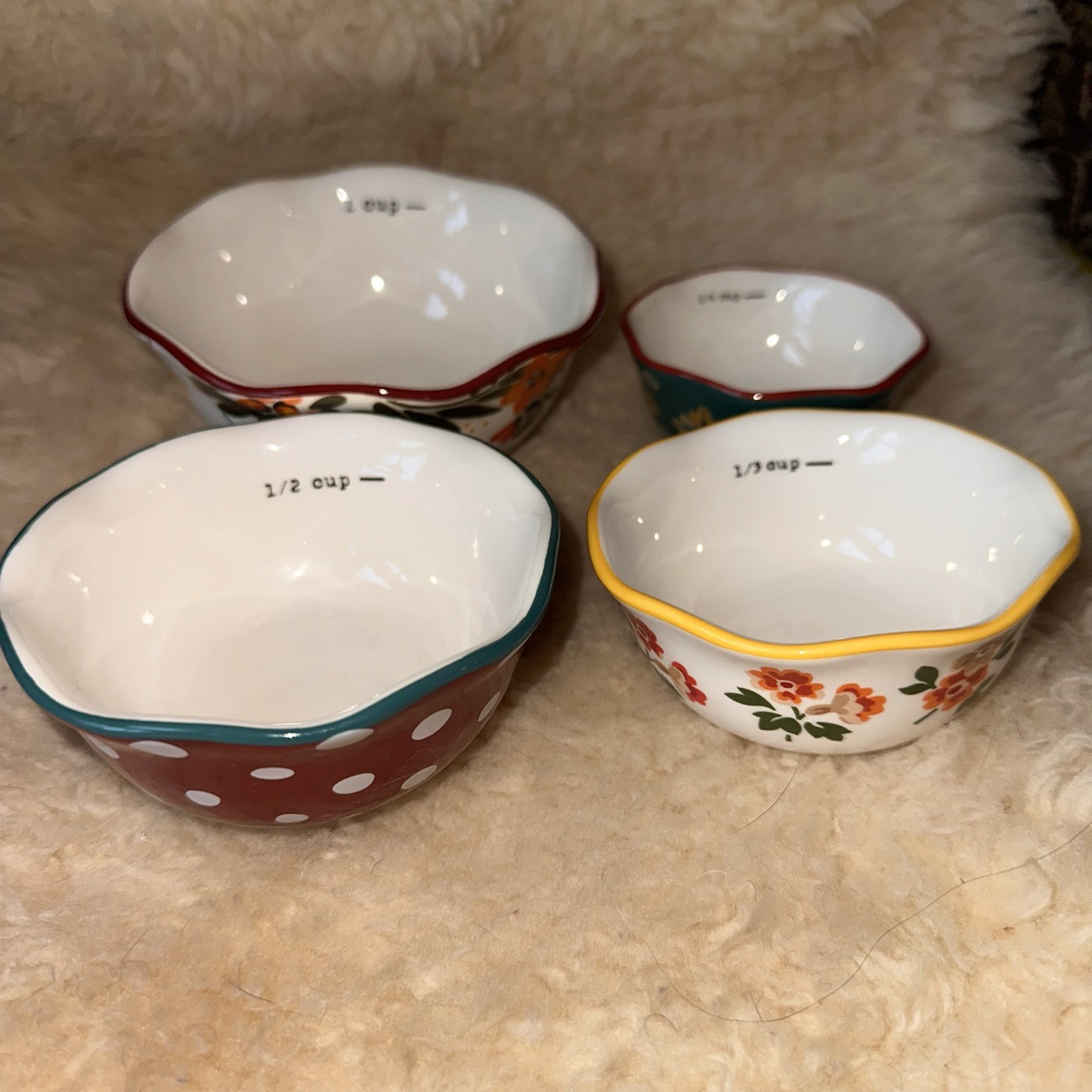 The Pioneer Woman Nesting Measuring Bowls Set Of 4