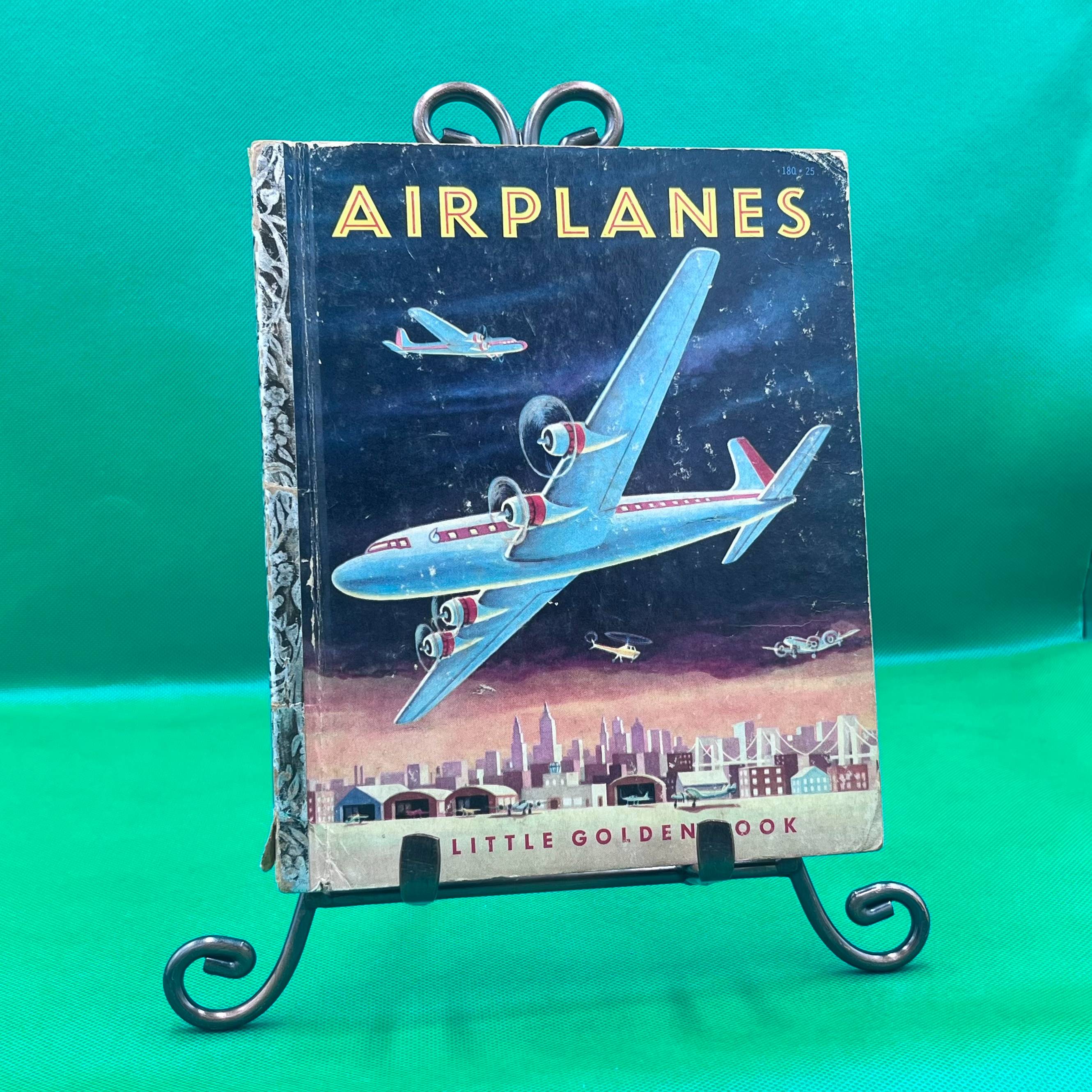Vintage 1st Edition 1953 "Airplanes" Little Golden Book - Ruth Mabee ...
