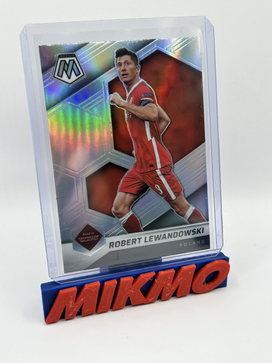 Robert Lewandowski 21-22 Mosaic Road To The World Cup Silver Holo Poland Barca