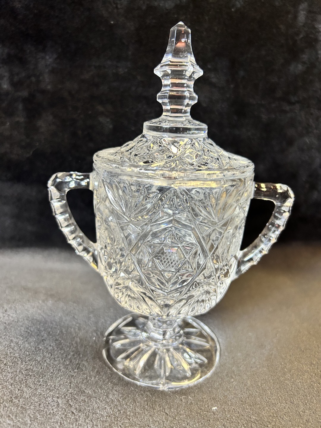 Cut Crystal Preserve Jar Made In The Former Yugoslavia Zajećar 24% Lead ...