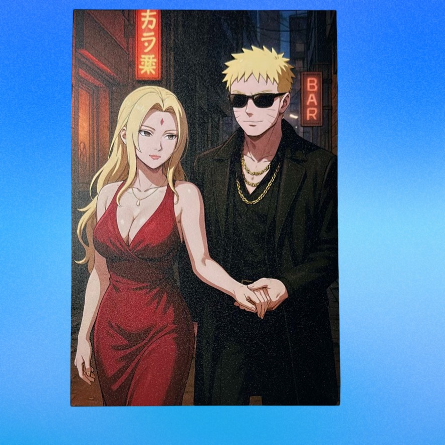 NARUTO AND TSUNADE IN THE MAFIA AND DAMSEL 4X6 PHOTO PRINT COLLECTIBLE ...
