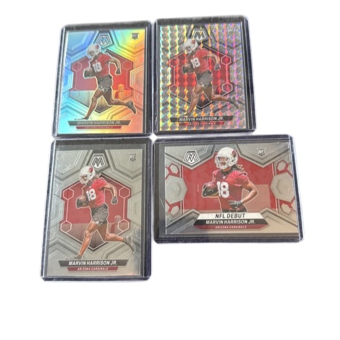 2024 Panini Mosaic Marvin Harrison Jr Rookie Silver/Mosaic/Base Cards ...