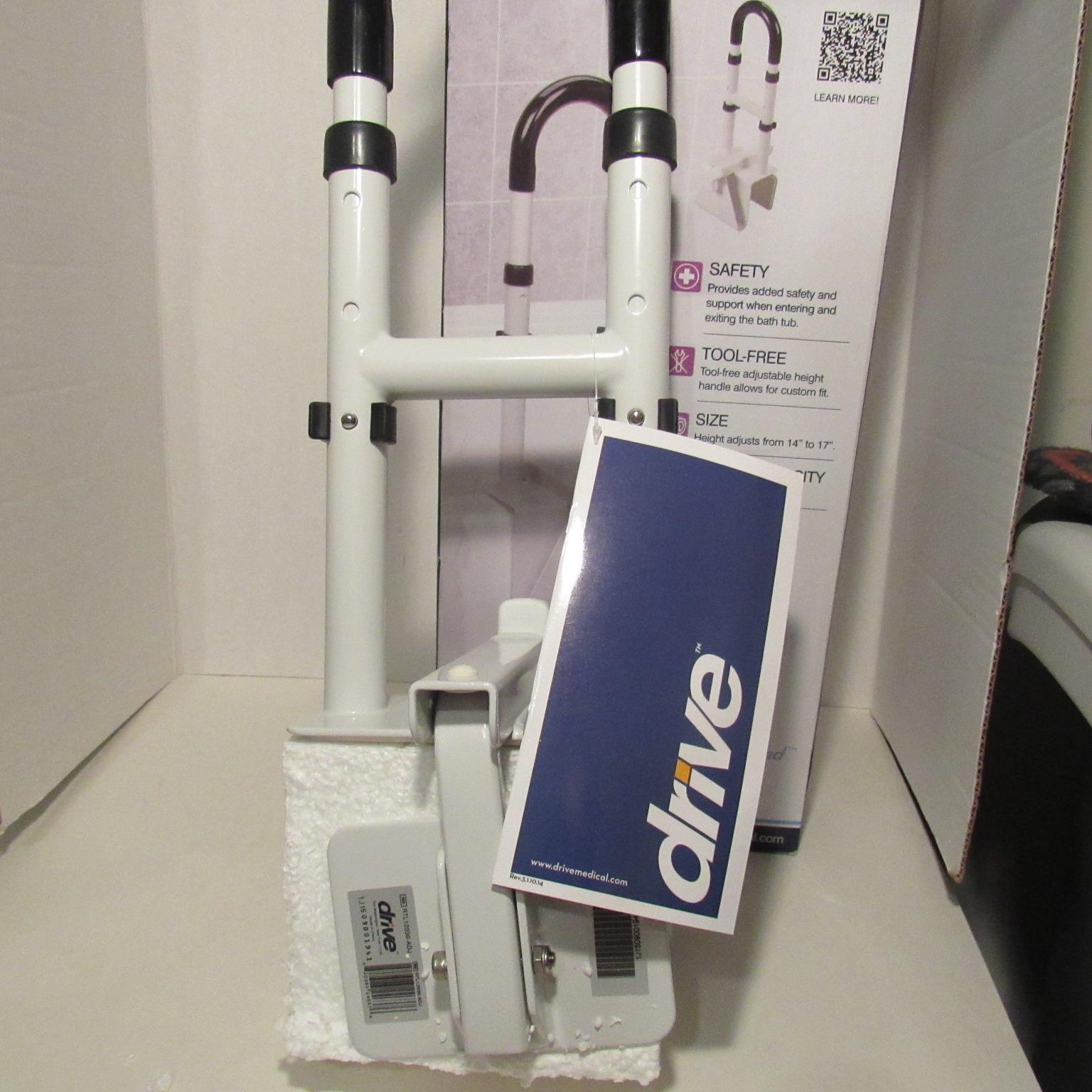 Drive ADJUSTABLE HEIGHT BATHTUB SAFETY RAIL for Bathroom Safety RN ...