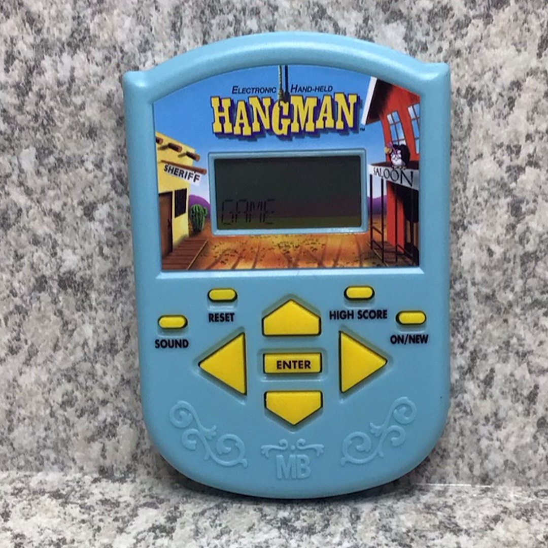 Vtg 2002 Milton Bradley Hasbro Electronic Handheld Hangman Game