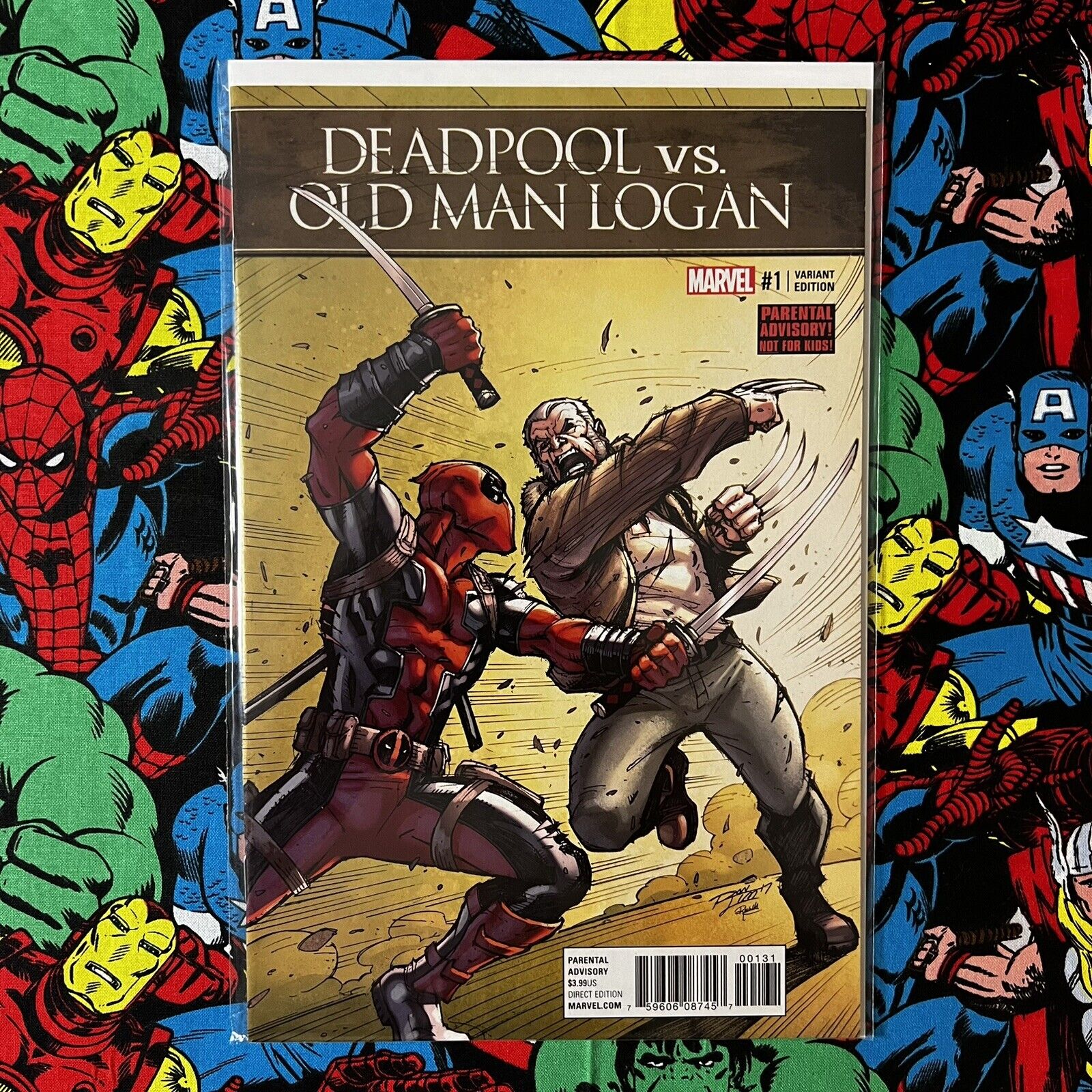 Deadpool vs. Old Man Logan #1 2 3 4 Variant Lot of 7 Marvel Comics Ron Lim