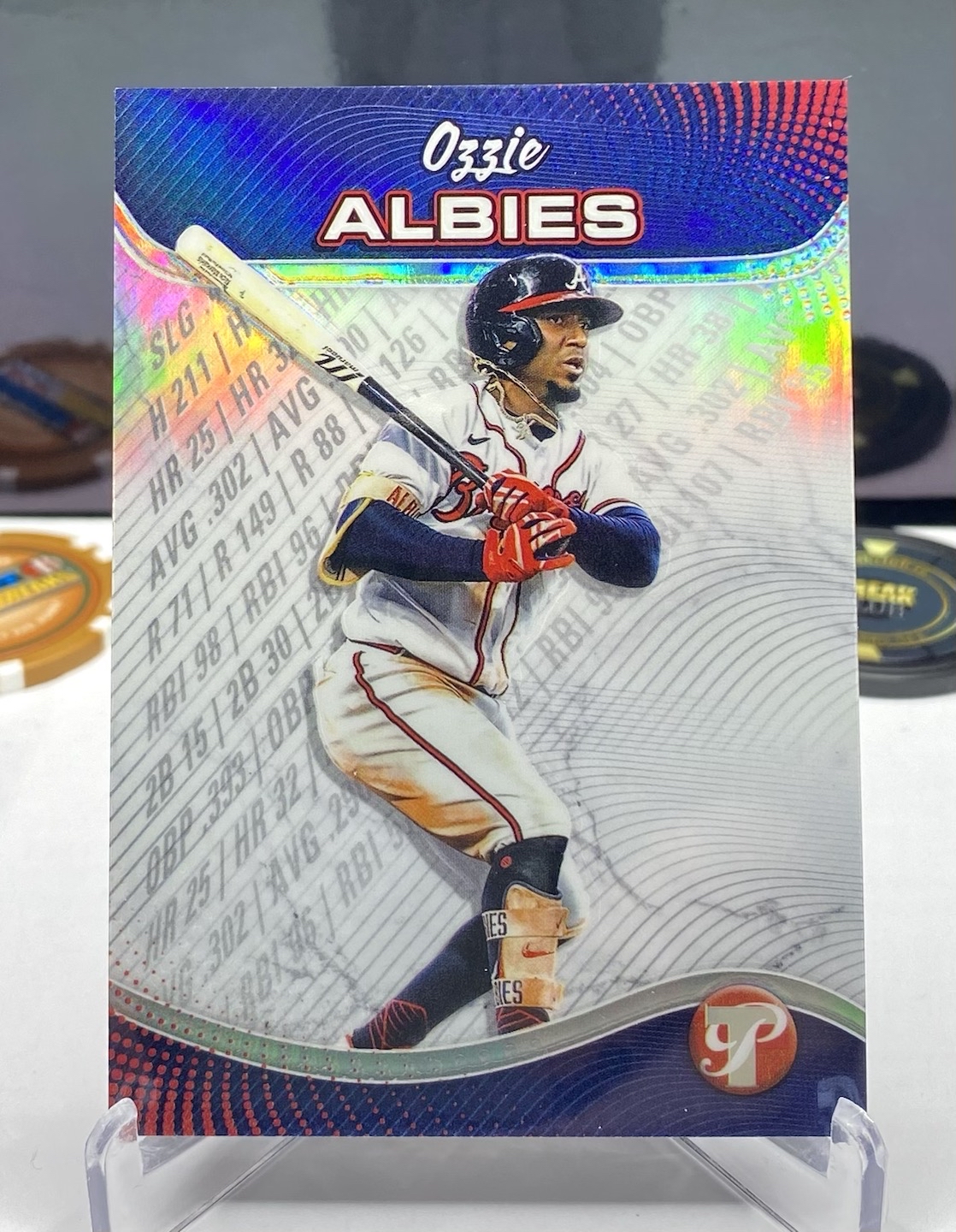 Ozzie Albies 2024 Topps Pristine Pristine Production PP-18 Atlanta Braves